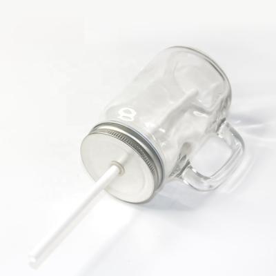 China Clear And Frosted Sublimation Mason Jar Custom Sublimation Glass Cup Blanks for sale