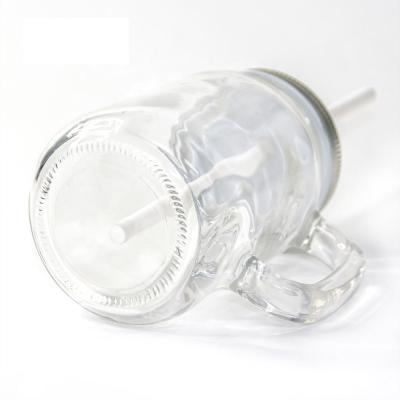 China Clear And Frosted Sublimation Mason Jar Custom Sublimation Glass Cup Blanks for sale