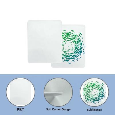 China 10*8 Inch Plastic PBT Blank Sublimation Cutting Board Custom Rectangle Sublimation Chopping Board for sale