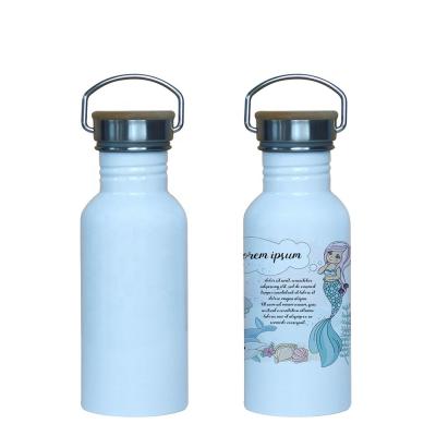 China Sublimation Vacuum Bottle 500ml Stainless Steel Water Bottle Blanks Custom Logo Drink Bottles for sale