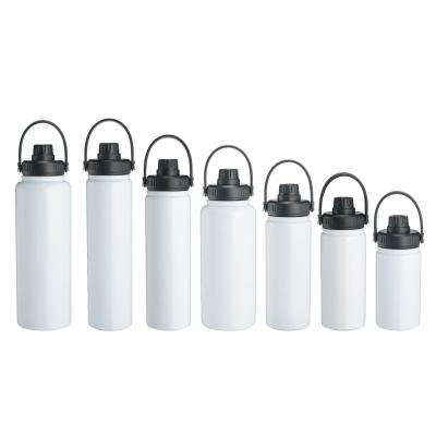 China Large Capacity Portable Sublimation Stainless Steel Insulated Bottle Custom Photo Printing Sublimation Sports Bottle for sale