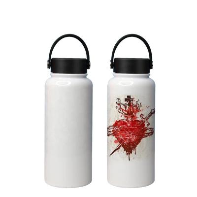 China Double Wall Blank Sublimation Tumblers Vacuum Insulated 304 Stainless Steel Water Bottle Wide Mouth Flask for sale