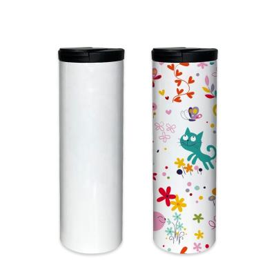 China 17oz Sublimation Water Bottle Blanks Custom Logo 500ml Double Wall Stainless Steel Coffee Straight Drink Bottles for sale
