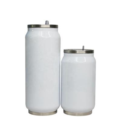 China 280ml 500ml Sublimation Cola Can Double Walled Insulated Blank Sublimation Tumbler for sale