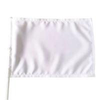 China Customized Double Sided Printing Polyester Sublimation Car Flags Blanks for sale