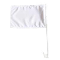 China Customized Double Sided Printing Polyester Sublimation Car Flags Blanks for sale