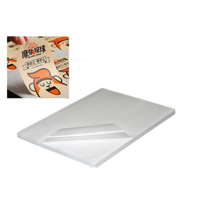 China Glossy Sublimation Coated Adhesive Stickers DIY Custom Stickers for sale