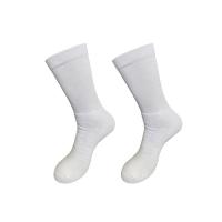 China Dye Sublimated Socks Mid-Calf White Polyester Socks For Sublimation for sale