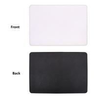 China Custom Rectangular Pu Leather Sublimation Blank Placemat for sale