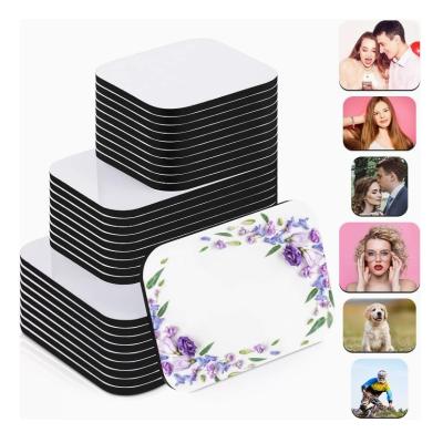China Blank Sublimation Mdf Fridge Magnets Personalised Wooden Photo Magnets for sale
