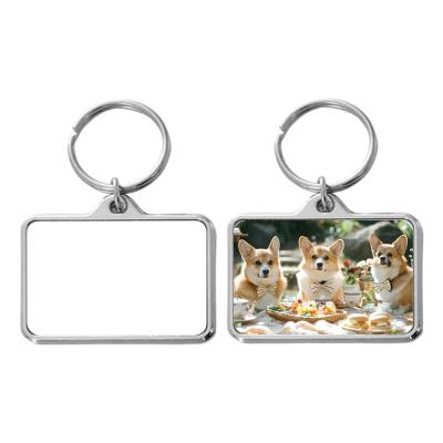 China Pet Souvenirs Double Sided Sublimation Dog Tags Blanks Personalized Sublimation Pet Tag Large Size for sale