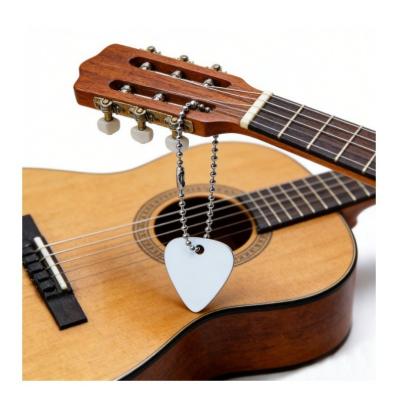 China Double Sided Metal Sublimation Guitar Pick With Chain personalized guitar picks for sale