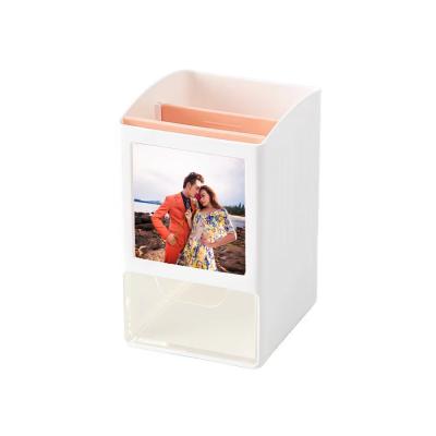 China personalized Plastic Sublimation Pen Holder For School Office for sale