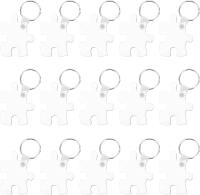 China Double-Sided Puzzle Shape Mdf Sublimation Keychain for sale