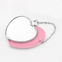 China Unique Sublimation Compact Mirror With Case Blanks Custom Pocket Mirror for sale
