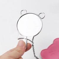 China Unique Sublimation Compact Mirror With Case Blanks Custom Pocket Mirror for sale