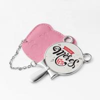 China Unique Sublimation Compact Mirror With Case Blanks Custom Pocket Mirror for sale