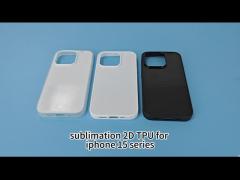 2D Sublimation Tpu Rubber Phone Cases For Iphone15
