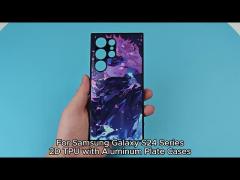 Shockproof 2D Blank TPU PC Sublimation Cellphone Cases for Samsung S24 Ultra Plus