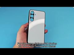 TPU Glass Sublimation Blank Phone Cases For Samsung A42 5G Sublimation Glass Phone Cases