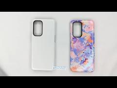 White 3D Sublimation Phone Cases Blanks Tough Dual Layer Mobile Case for One Plus 9 10 11 12 Pro