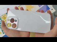 Sublimation Coated Soft Phone Cases 3D Blank Sublimation Soft Film Phone Case Cover For Iphone 15 16