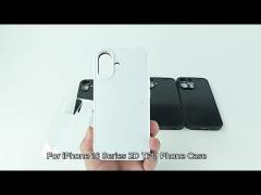 Cassa mobile in vetro temperato TPU sublimazione 2D per iPhone 13 14 15 16