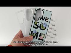 Cassa per telefono in silicone a sublimazione bianca per Samsung S23 S24 S25 Plus Ultra
