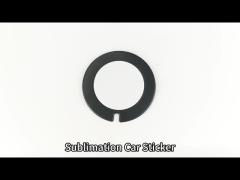 DIY Kreativer Blanko-Kunststoff-Sublimations-Autoaufkleber Sublimations-Kunststoff-Kfz-Steuer-Scheibenhalter
