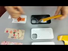 Benutzerdefinierter Kunststoff-Sublimations-Kartenhalter Sublimations-Telefon-Kartenhalter