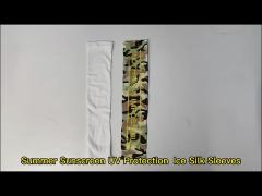 Sublimation Arm Sleeve Blanks Eis Seiden Sleeves für Sommersonnen Schutz UV-Schutz