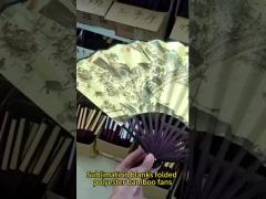 Diy Custom Blank 8 Inch und 10 Inch Seiden Sublimation Handventilatoren für Heat Press