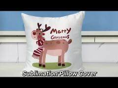 16 pouces de sublimation blancs coussin d'oreiller Logo imprimé sur mesure 40x40CM Couverture de coussin blanc Sublimation coussin d'oreiller en satin