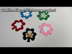 Sublimatie Kerstcadeau-ideeën Kerstboomhanger Gepersonaliseerde Foto Kerstversieringen