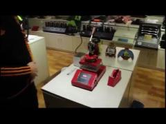 Red Manual Pen Heat Press Machine Sublimation Pen Printing Machine