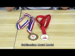 カスタマイズされた 昇華 スポーツメダル 空白