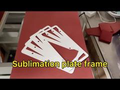 Customized Aluminum Car Plate Sublimation Blank License Plate Frame Sublimation License Plates