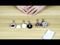 Stijlen DIY Foto terugtrekbaar Plastic Sublimatie Badge Holder Reel Clip Holder