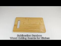 Sublimation Wood Cutting Board Blank Custom Logo Organic Bamboo Kitchen With Handle Rectangle Chopping Board