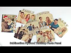 DIY Printable Wooden Plywood Photo Frame Sublimation Family Blank Picture Frame