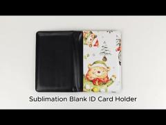 Custom PU Leather Sublimation Passport Covers Travel Wallet Card Passport Holder With Pockets