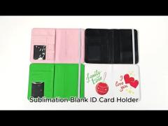 Sublimation Passport Cover Double Sided Custom Print PU Leather Sublimation Passport Holder