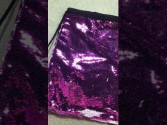 Magia Brillante Blank Sublimación de artículos Sequin Bolso de cuerda de tira