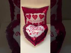 Multicolor Sublimación Blanco Sequin Cushion Cover para personalizar el regalo 40 * 40cm