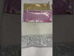 Personalized Double Sided Printable Glitter Cosmetic Bag Sublimation Blank Glitter Makeup Bag Pouch