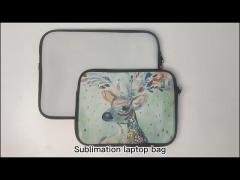 Blank Neoprene Sublimation Laptop Sleeve Case 8''10