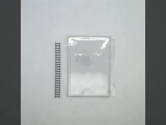 両面印刷 白 PET 昇華コイルノート DIY カスタム スパイラル綴じノート