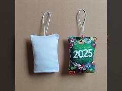 Double Sided Polyester Sublimation Car Air Freshener Blank Creative Car Hanger