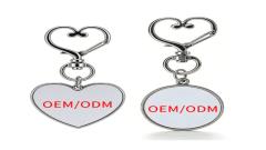 Custom Heart Keychain Valentine Gift Idea
