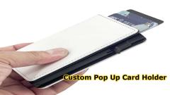 Custom Sublimation Pop Up Card Holder Wallet